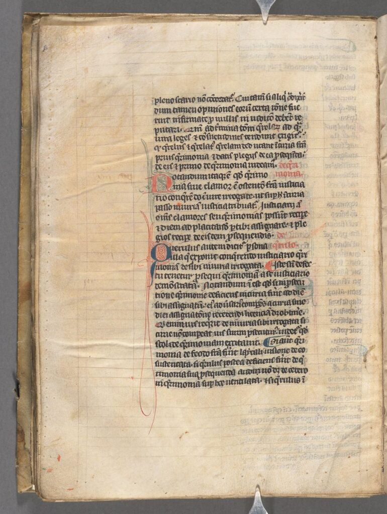 An Old Manuscript, A New Page - Harvard Law School | Harvard Law School