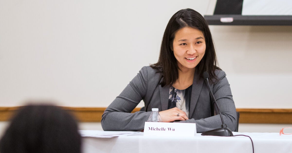 Counsel from a councilor: An interview with Michelle Wu ’12 - Harvard ...