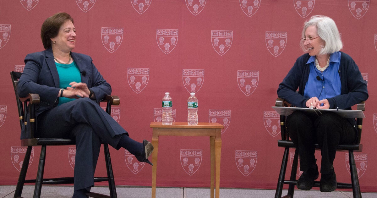 In a visit to Harvard Law, Kagan reflects on her career and the Court ...