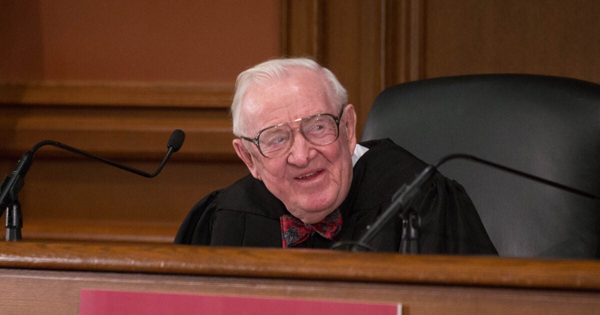 For the sake of argument: Retired Justice Stevens presides over Ames ...