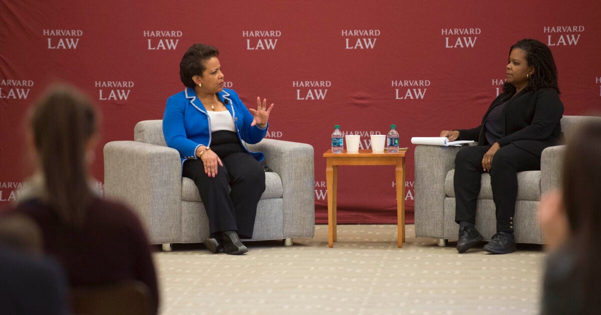 Loretta Lynch and Annette Gordon-Reed: A conversation - Harvard Law ...