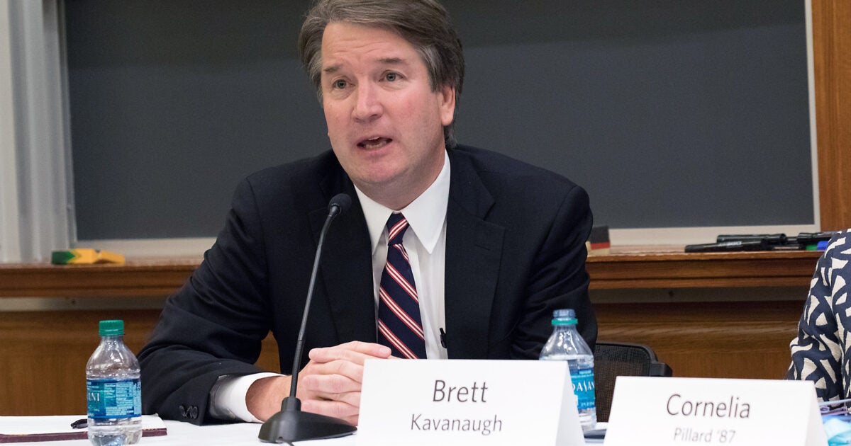 Judge Brett Kavanaugh, HLS Williston Lecturer on Law, nominated to ...