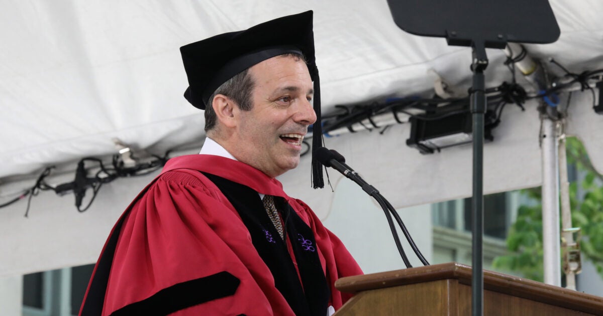 Dean Manning shares 'canons of construction for life' - Harvard Law ...