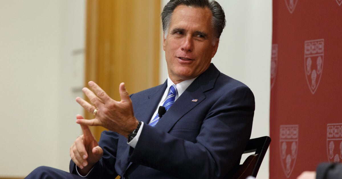Closing the information gap: Romney cites increasing polarization in U ...