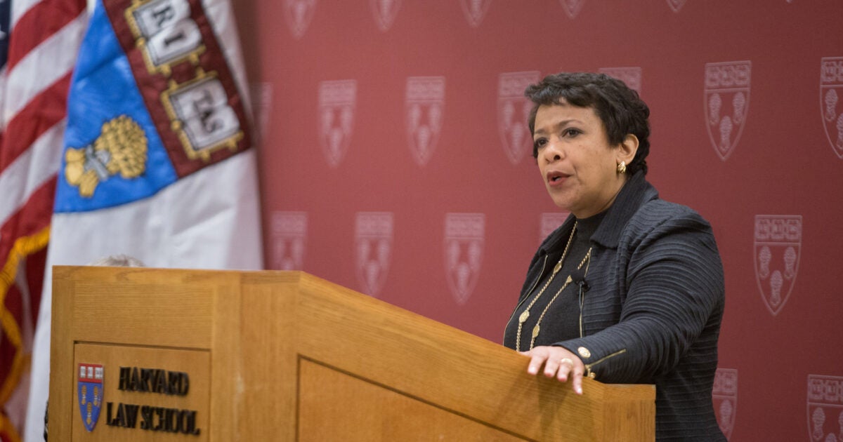 During HLS visit, Attorney General Lynch makes the case for criminal ...