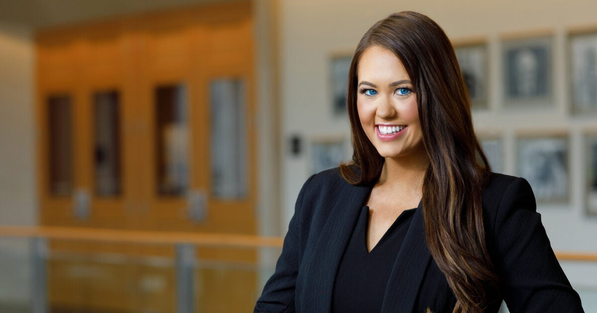 Cara Mund receives the Kristin P. Muniz Memorial Award - Harvard Law ...