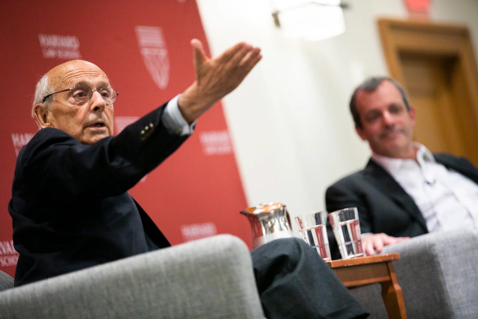 Breyer offers advice on being on losing side - Harvard Law School ...