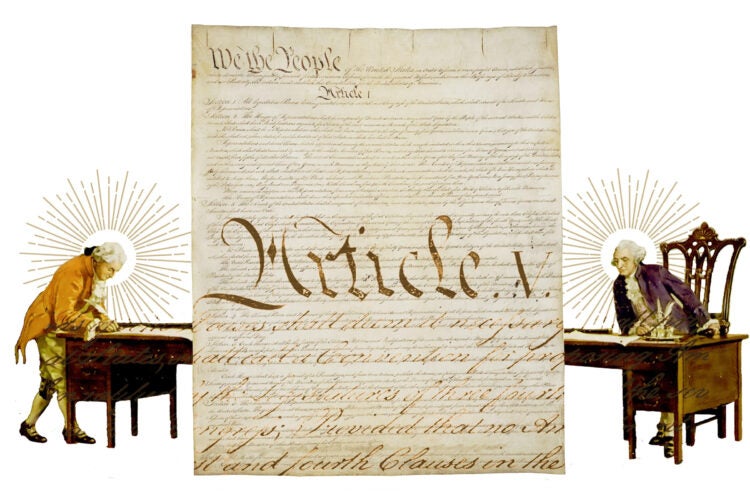 Let’s fix how we fix the Constitution - Harvard Law School | Harvard ...