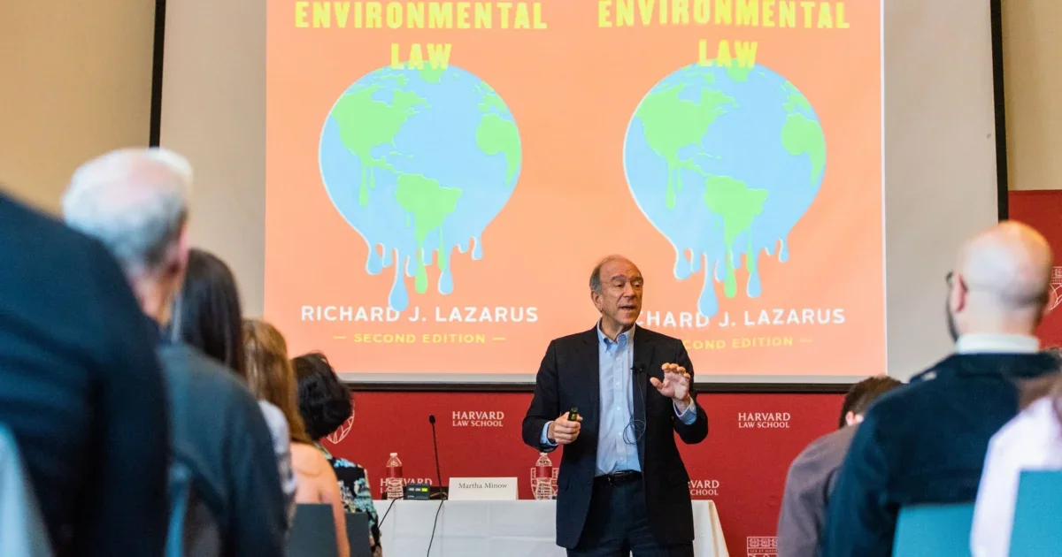 'Why is it so hard to make environmental law?' - Harvard Law School ...