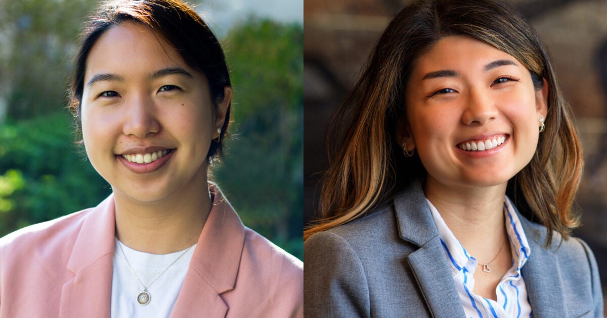 Barbara Tsao and Irene Kwon win Westfall Memorial Award - Harvard Law ...