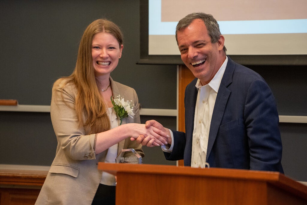 Dean's Award for Excellence - Harvard Law School | Harvard Law School