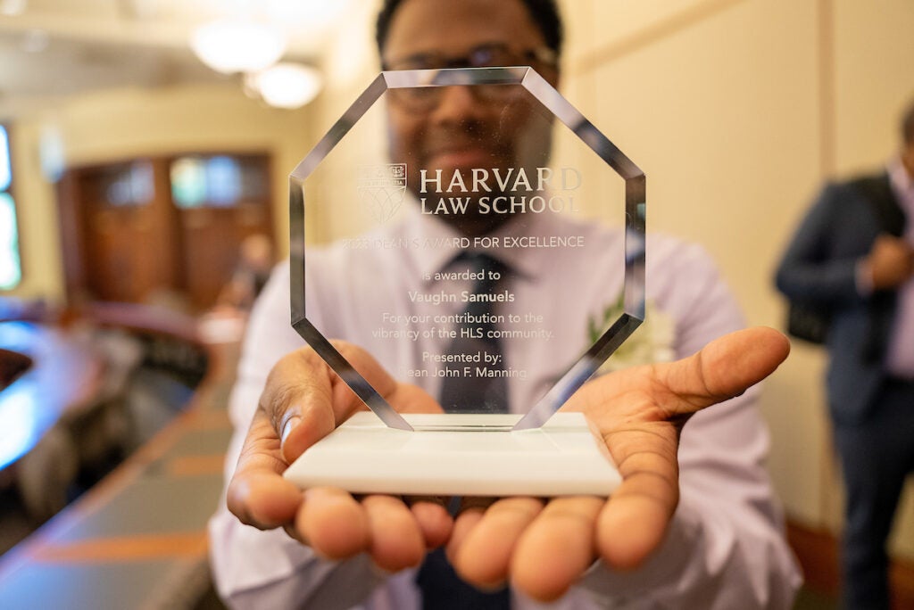 Dean's Award for Excellence - Harvard Law School | Harvard Law School