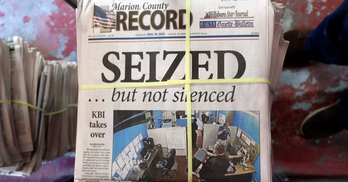 If left unaddressed, Kansas newspaper raid could chill press freedom ...