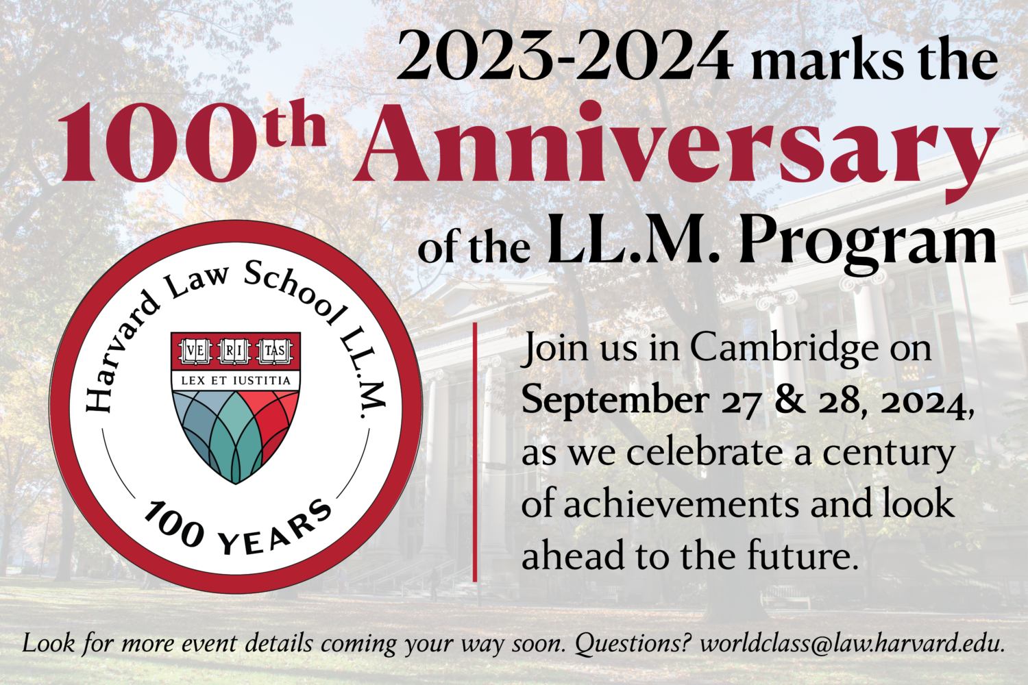World Class: November 2023 - Harvard Law School | Harvard Law School