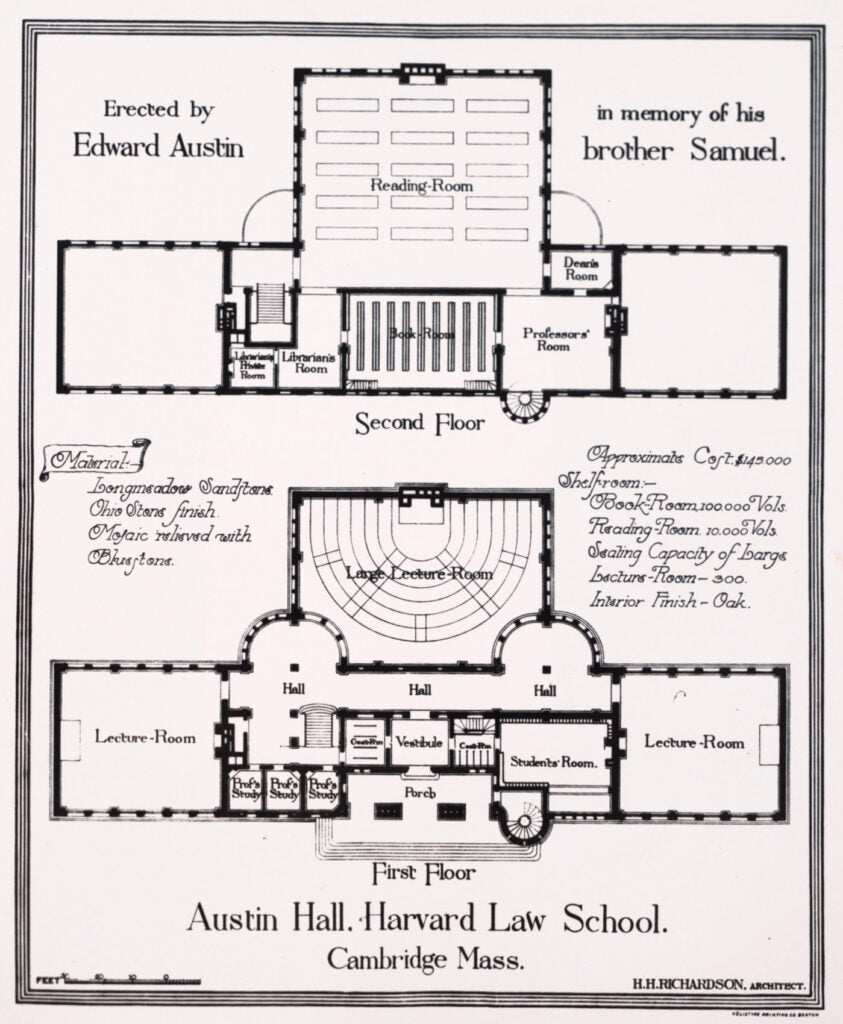 Then & Now: Austin Hall - Harvard Law School | Harvard Law School
