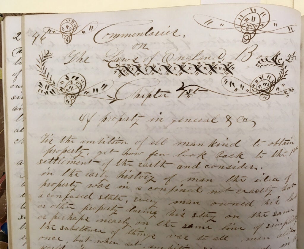 Revisiting “Molding the Legal Mind: The Notebooks of Harvard Law School ...