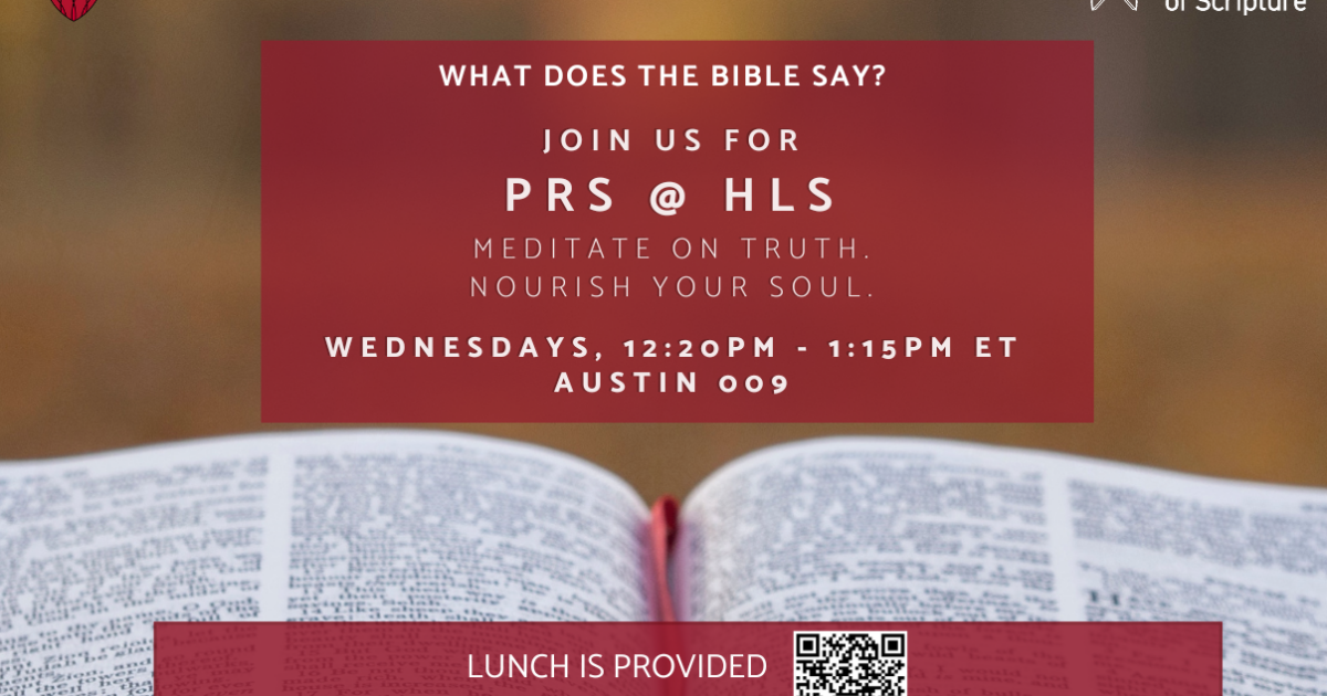 PRS @ HLS - Harvard Law School | Harvard Law School