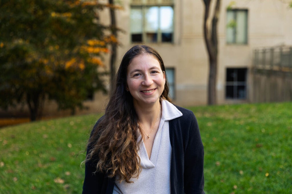 Lindsay Gabow ’27, an Army veteran with a focus on the free exchange of ...