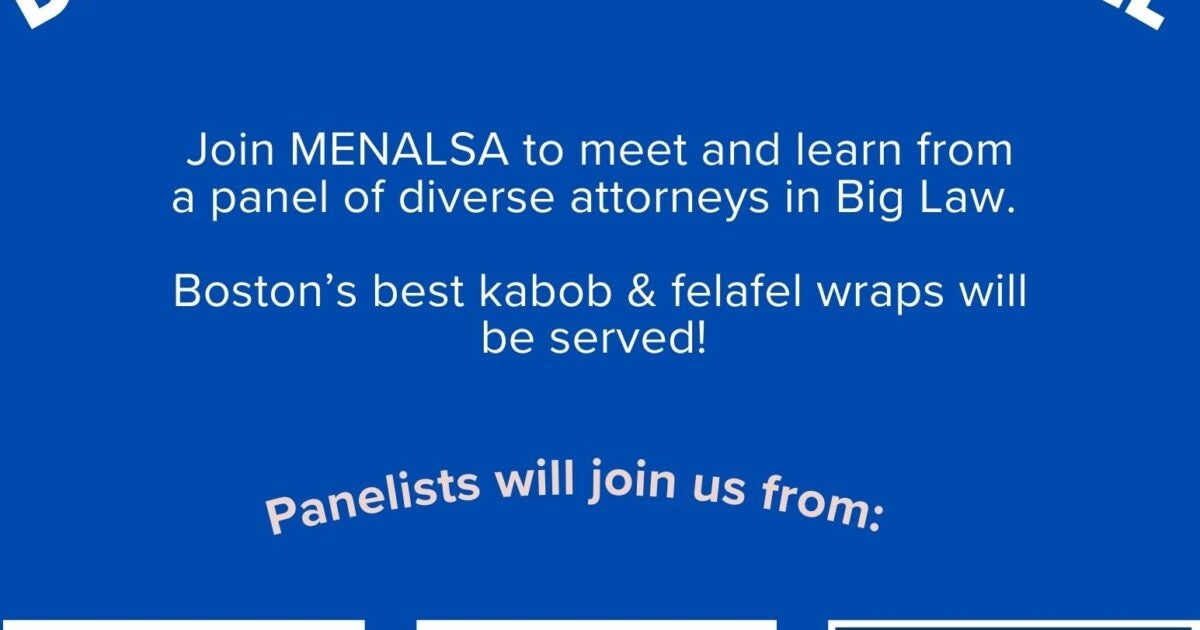 MENALSA Diversity in Big Law Panel - Harvard Law School | Harvard Law School