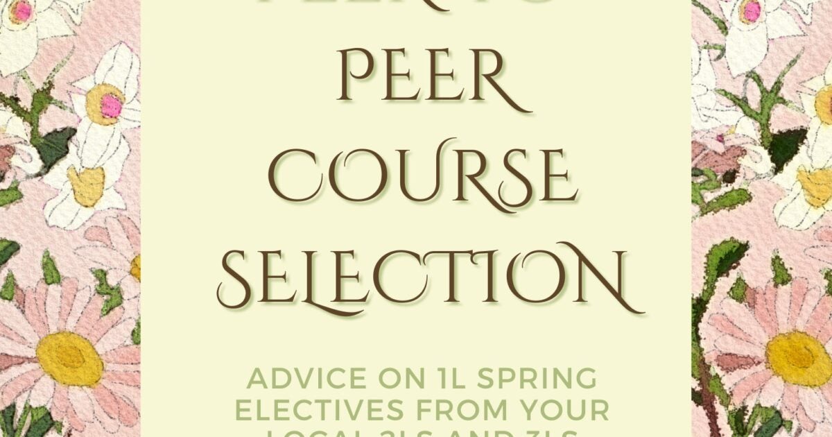 Law & Social Change 1L Course Selection Panel - Harvard Law School ...