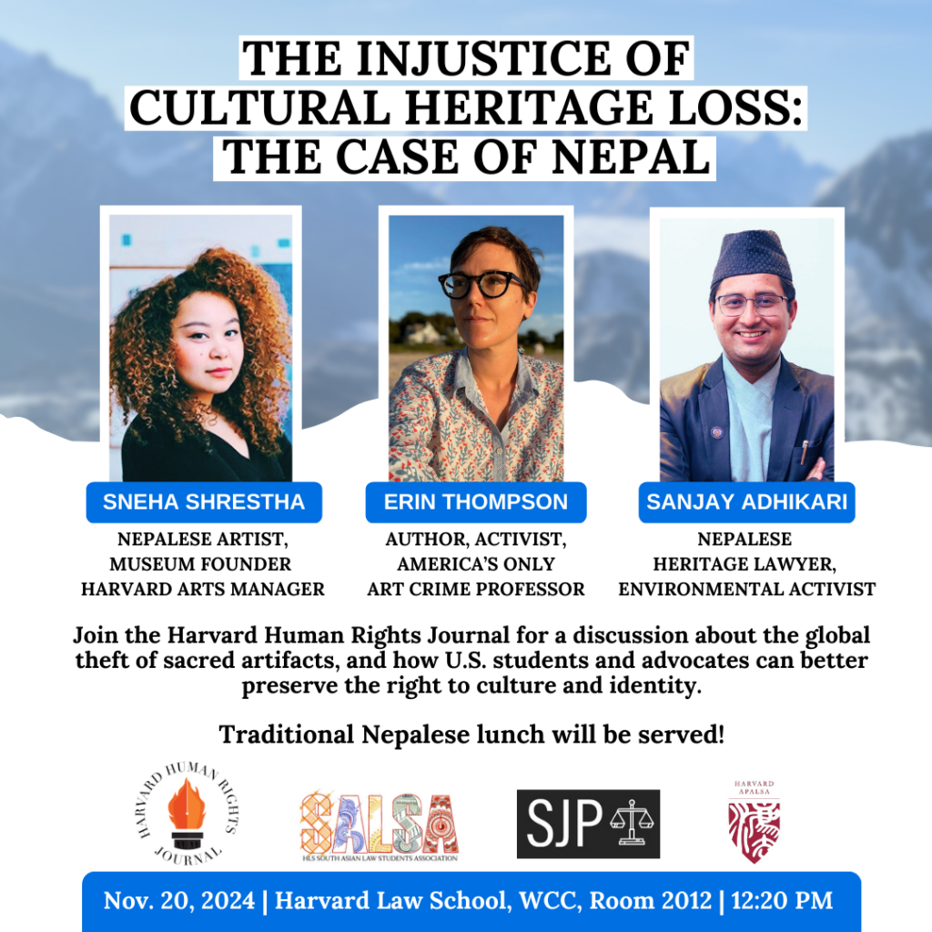 The Injustice of Cultural Heritage Loss: The Case of Nepal - Harvard ...
