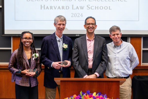 Dean's Award for Excellence - Harvard Law School | Harvard Law School