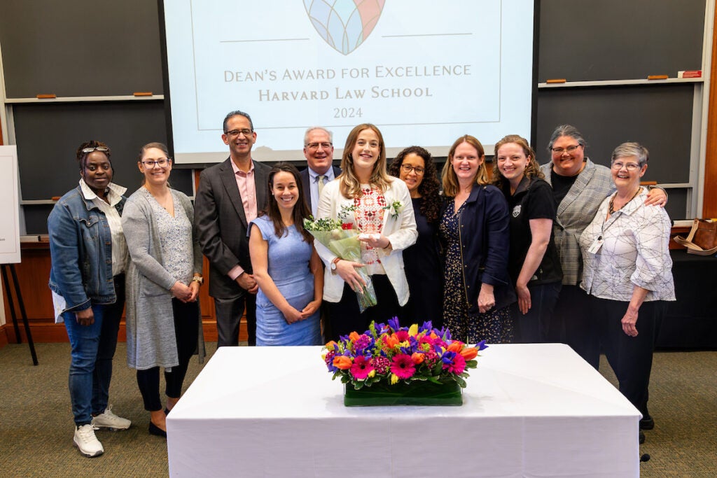 Dean's Award for Excellence - Harvard Law School | Harvard Law School