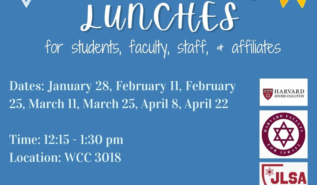 AFI & JLSA Community Lunches - Harvard Law School | Harvard Law School