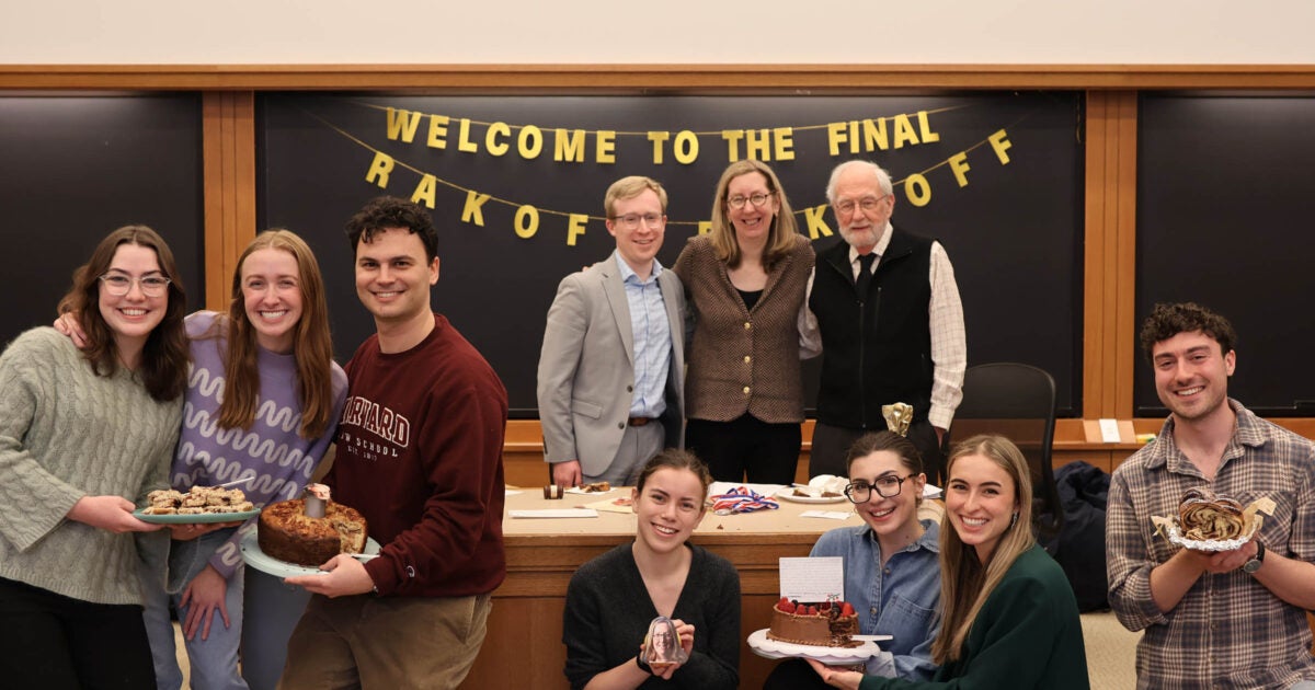 ‘Fearless Professor Rakoff, whom we love’ - Harvard Law School ...