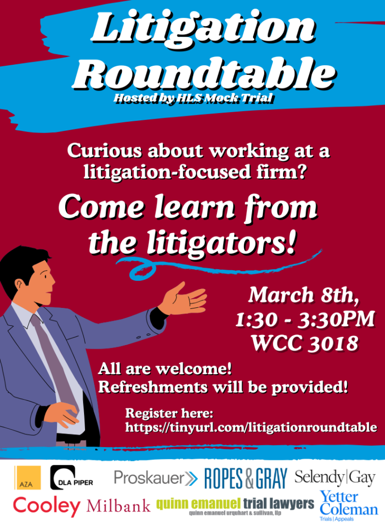 Litigation Roundtable - Harvard Law School | Harvard Law School