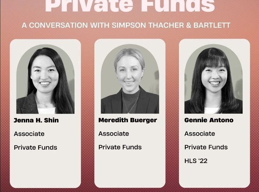 HALB x Simpson Thacher: Intro. to Private Funds - Harvard Law School ...