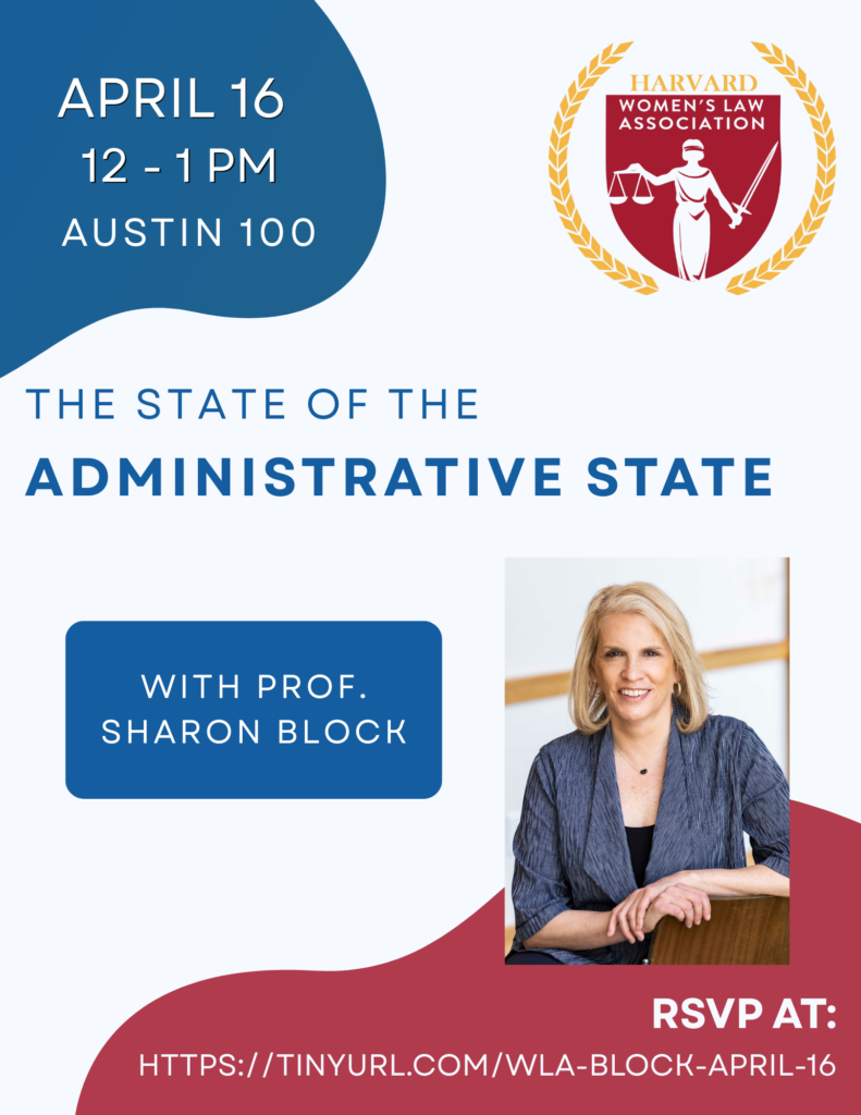 The State of the Administrative State with Prof. Sharon Block - Harvard ...
