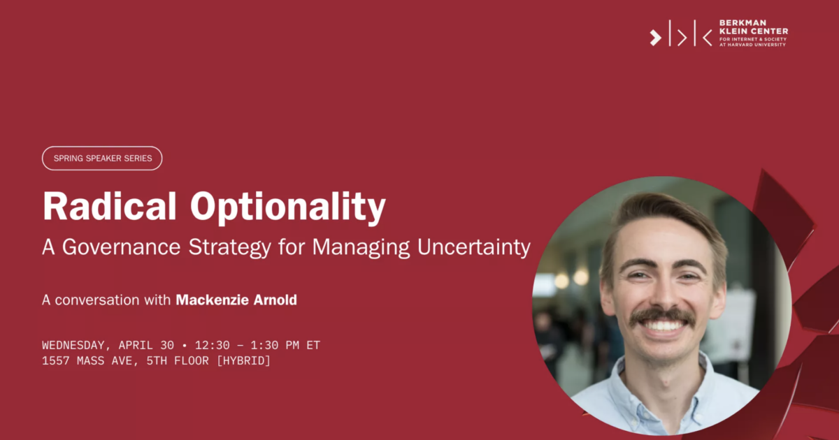 Radical Optionality: A Governance Strategy for Managing Uncertainty ...