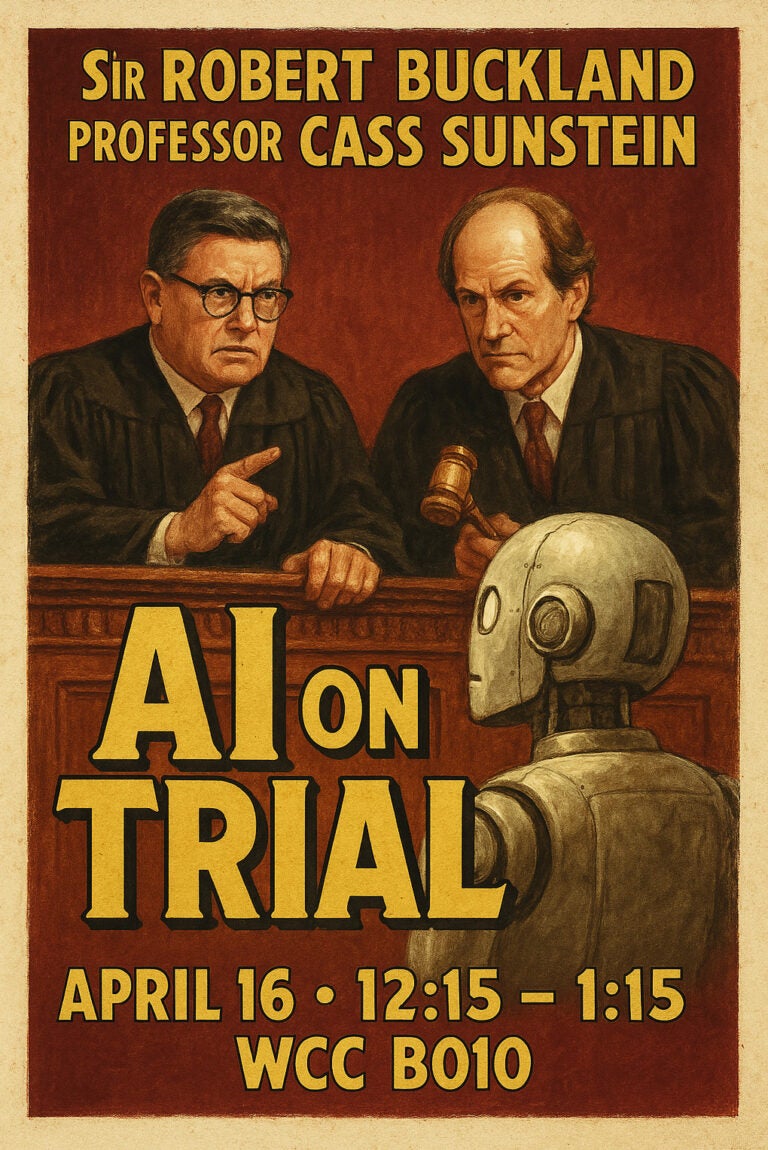 "AI on Trial: Can Algorithms Make Fair Decisions?" with Professor Cass ...