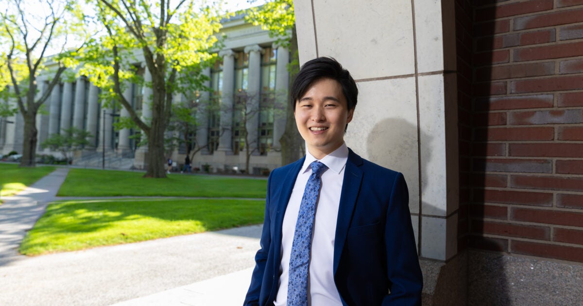 Eric Zhao honored with the David A. Grossman Exemplary Clinical Student Award - Harvard Law ...