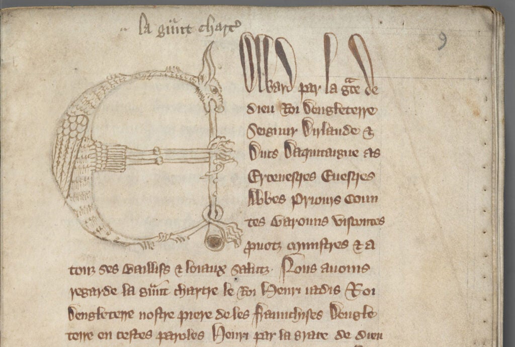 Magna Carta Exhibit This Summer - Harvard Law School | Harvard Law School