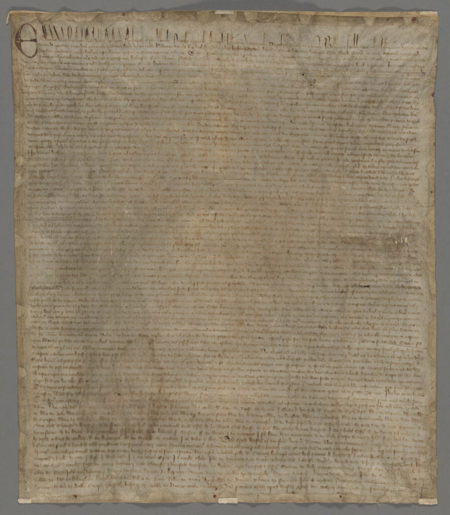 Magna Carta: making history available to the world - Harvard Law School ...