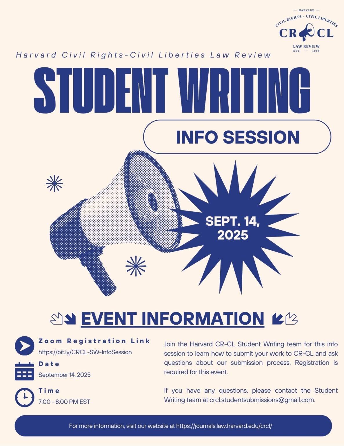 Harvard Civil Rights-Civil Liberties Law Review Student Writing Info ...