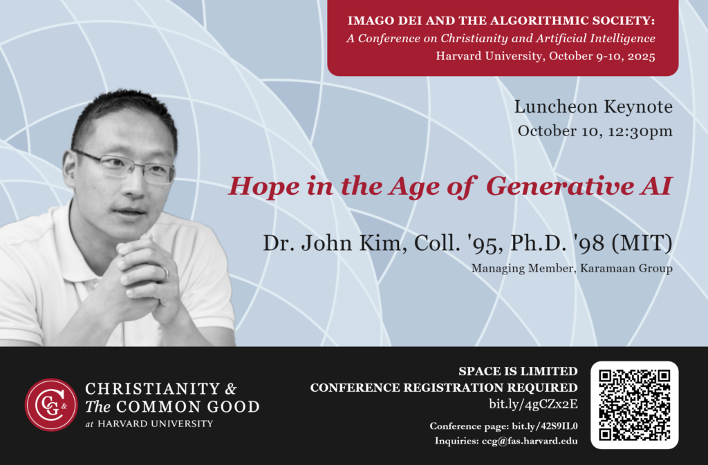 Hope in the Age of Generative AI, Dr. John Kim, Coll. '95, Ph.D. '98 ...