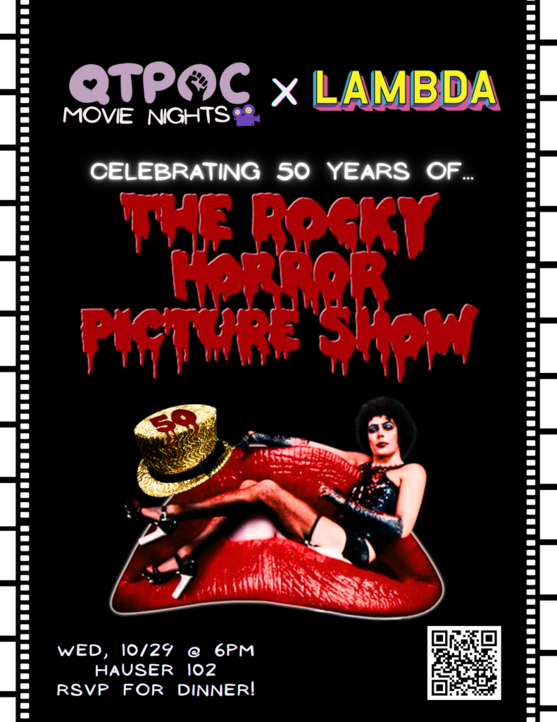 QTPOC x Lambda: Rocky Horror Picture Show! - Harvard Law School | Harvard Law School