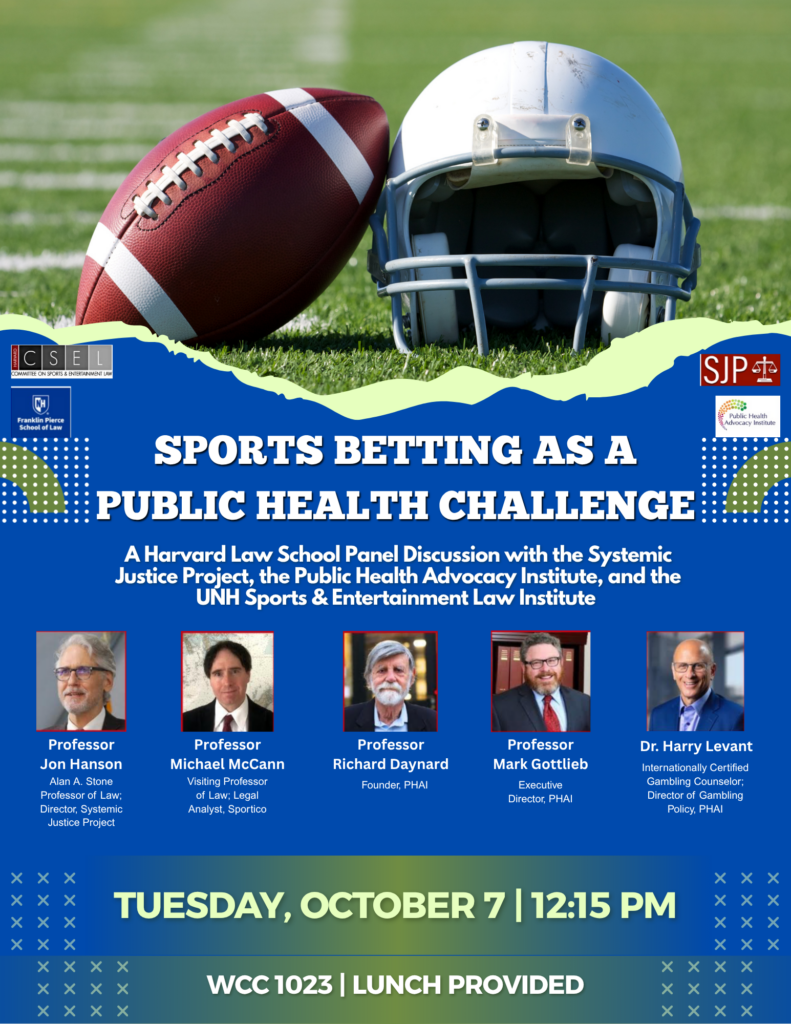 Sports Betting as a Public Health Challenge - Harvard Law School ...